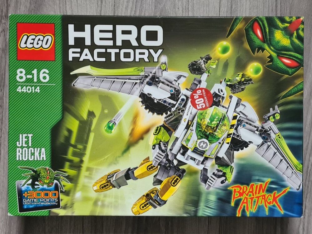 LEGO Hero Factory 44014 Jet Rocka Brain Attack/Neu Originalv (Neu und ...