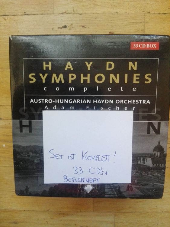 Joseph Haydn Symphonies Complete (1-104) >33-CD's Box