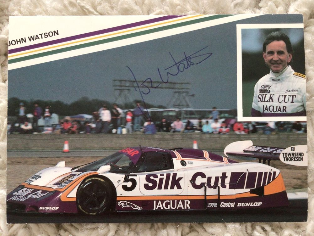 John Watson original Autogramm Jaguar Motorsport 1987 (Gebraucht) in ...