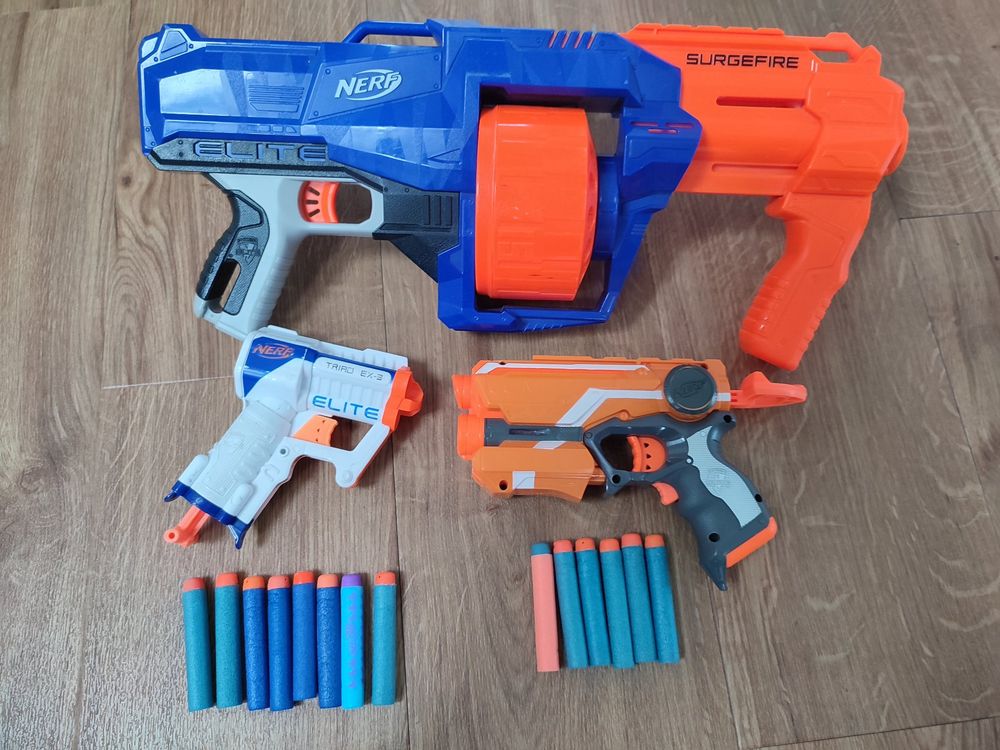 Nerf Surgefire und 2 Pistolen | Kaufen auf Ricardo