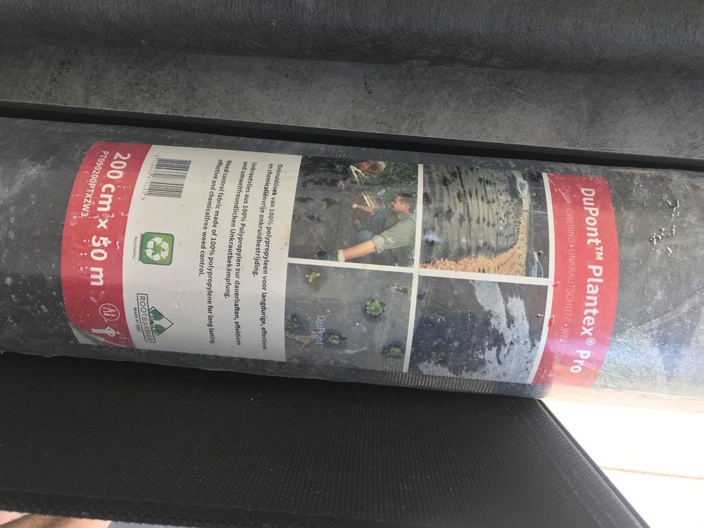 Unkrautvlies PLANTEX® PRO 200 cm breit, Rolle à 50 m (Neu und ...