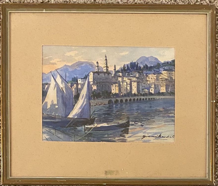 Sehr Intr.Aquarell unleserlich signiert (Gebraucht) in Root für CHF 25 – mit Lieferung auf ...