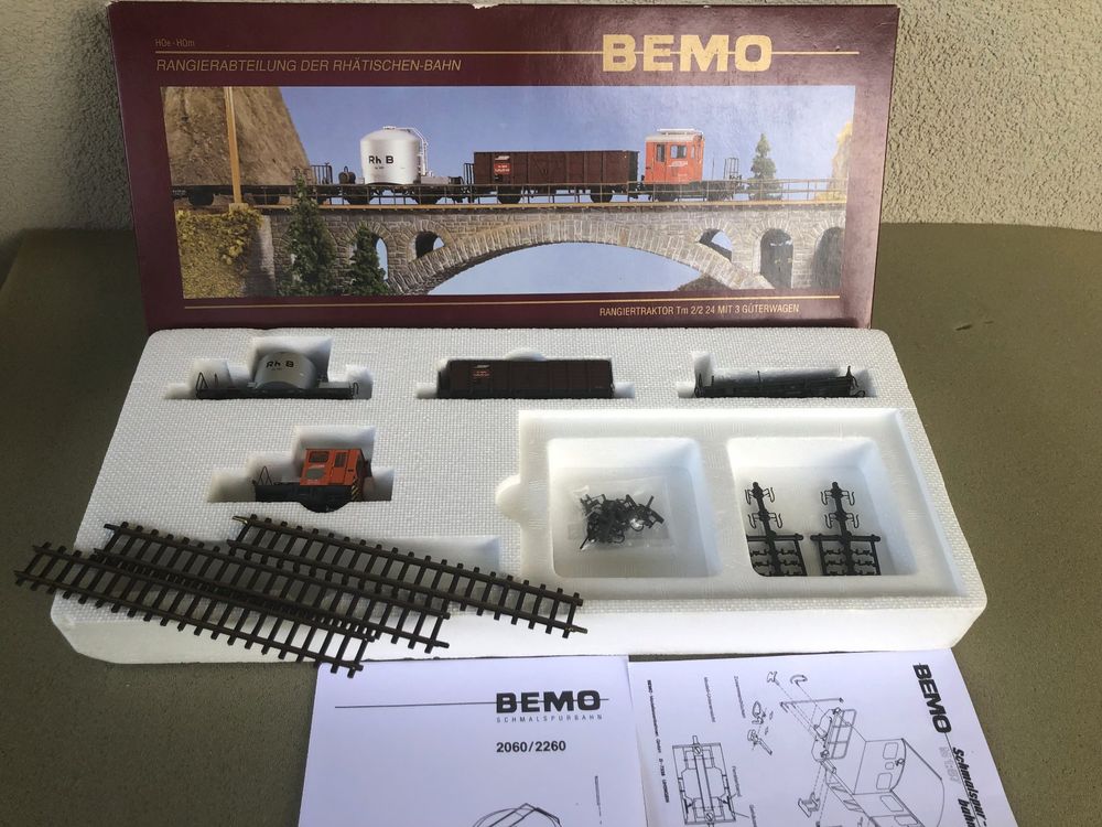 BEMO 7273 110 Rangiertraktor Tm 2/2 RhB 19 HOm set (Gebraucht) in Echandens für CHF 145 – mit ...