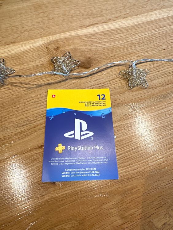 Playstation Plus Abo 12 Monate (Gebraucht) in Roggwil BE für CHF 59 ...