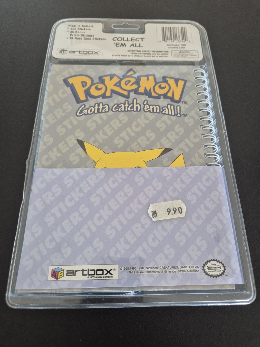 Pokémon album Vintage Artbox + Fullset Stickers 🔥 (Neu und ...