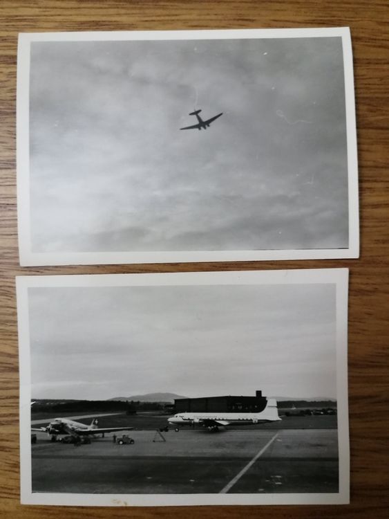 Flughafen Zurich-Kloten Airport 2 antike Original-Fotos (Gebraucht) in Aesch BL für CHF 5 – mit ...