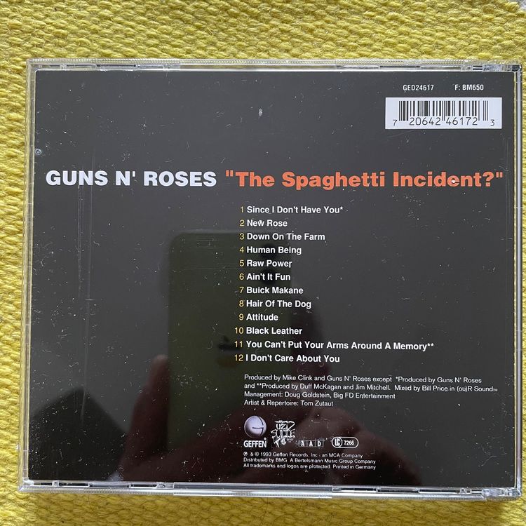 GUNS N ROSES-THE SPAGHETTI INCIDENT? (Gebraucht) in Rorschacherberg für ...