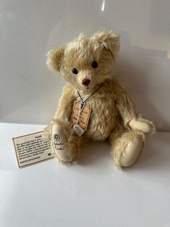 NEW Limited Edition Robin Rive teddy bear Faith (Neu und ...