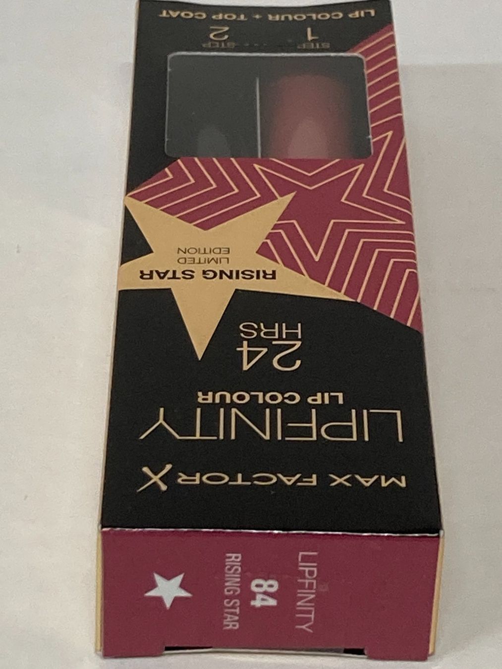 MAX FACTOR Lipfinity Lip Colour + Top Coat # 84 RISING STAR (Neu ...