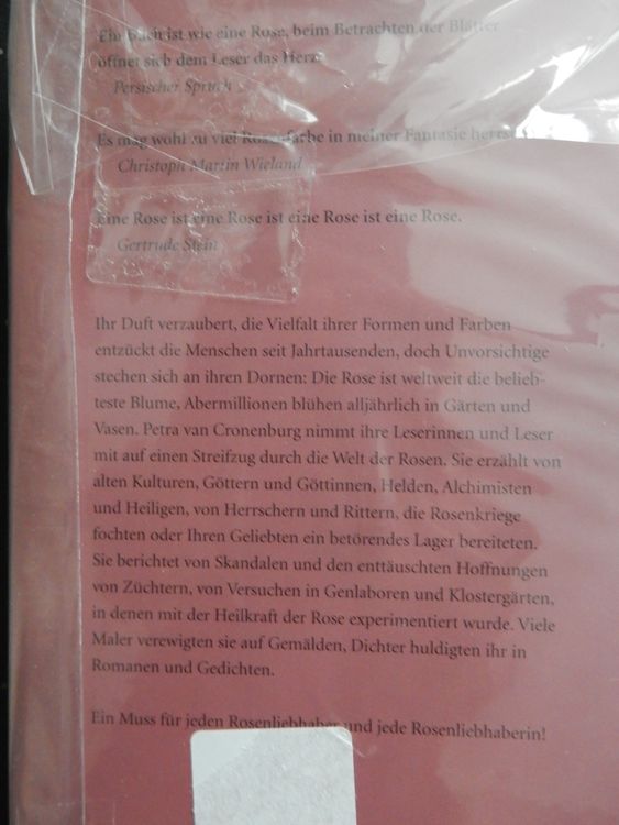 Das Buch der Rose - Petra van Cronenburg - Parthas Verlag (Gebraucht ...