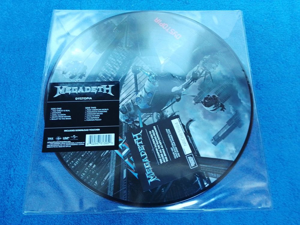 MEGADETH - dystopia 12" picture disc MINT +downloadcode 2016 (Gebraucht ...