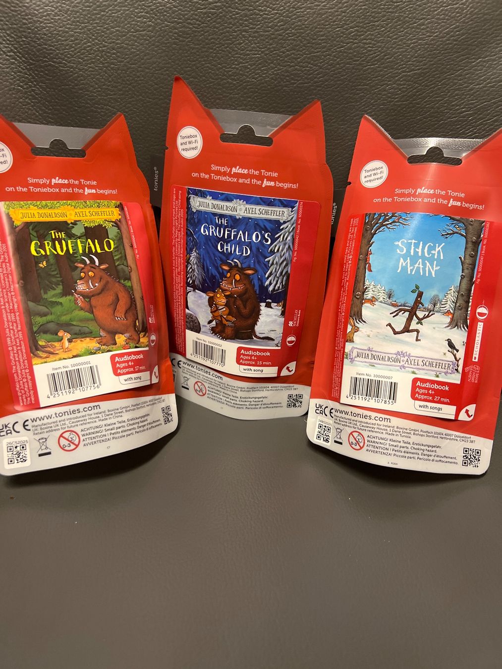 Tonies Gruffalo + Child + Stick Man Englisch Julia Donaldson (Neu und ...