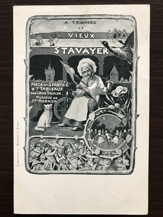 ESTAVAYER A travers le vieux Stavayer, 1902 | Kaufen auf Ricardo
