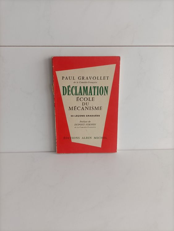 Déclamation – Ecole du mécanisme / Paul Gravollet / Albin Mi | Kaufen ...