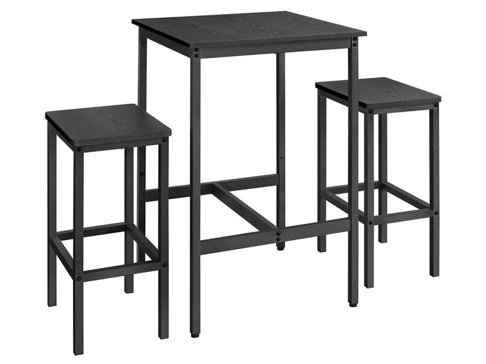 Bartisch Set Tisch 60x60 mit 2 Stühlen SARAH (Neu und originalverpackt ...