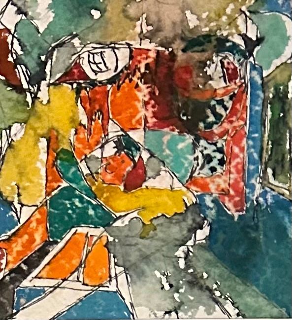 Werner Depper Collage Mischtechnik (Gebraucht) in Root für CHF 19 – mit Lieferung auf Ricardo kaufen