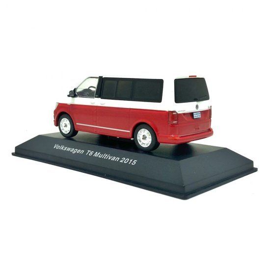 VW T6 Multivan Bus 2015-2019 rot / weiss 1:43 von IXO (Neu und ...
