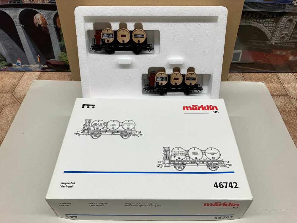 Märklin 46742 Fasswagen-Set "Gerberei", Baden, H0 | Kaufen auf Ricardo