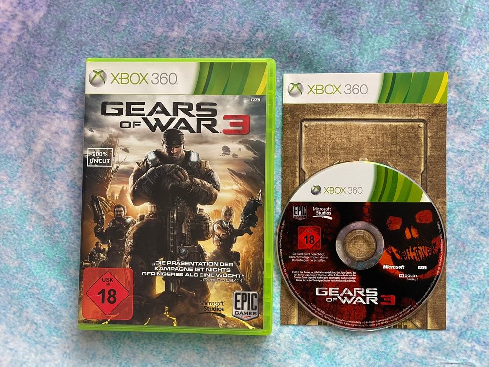 Xbox360: Gears of War 3 (Gebraucht) in Märstetten für CHF 6 – mit ...