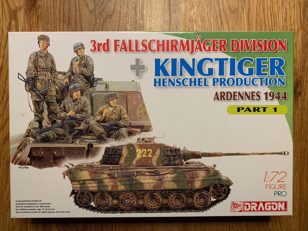 Dragon Panzer KINGTIGER 1/72 OHNE FIGUREN | Kaufen auf Ricardo