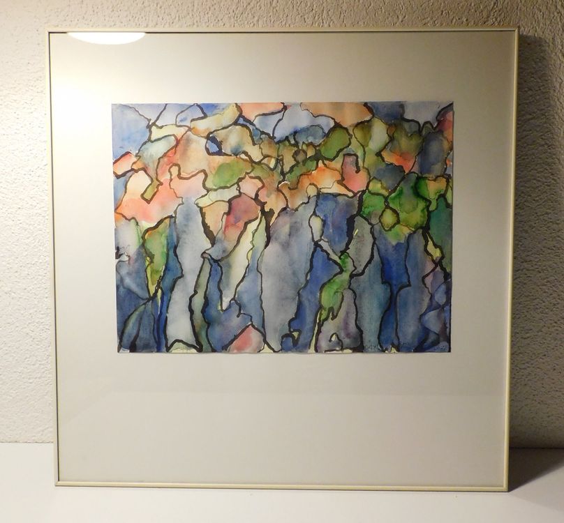 Rausverkauf - Kunst Aquarell signiert dat. - Cat Stocker | Kaufen auf Ricardo