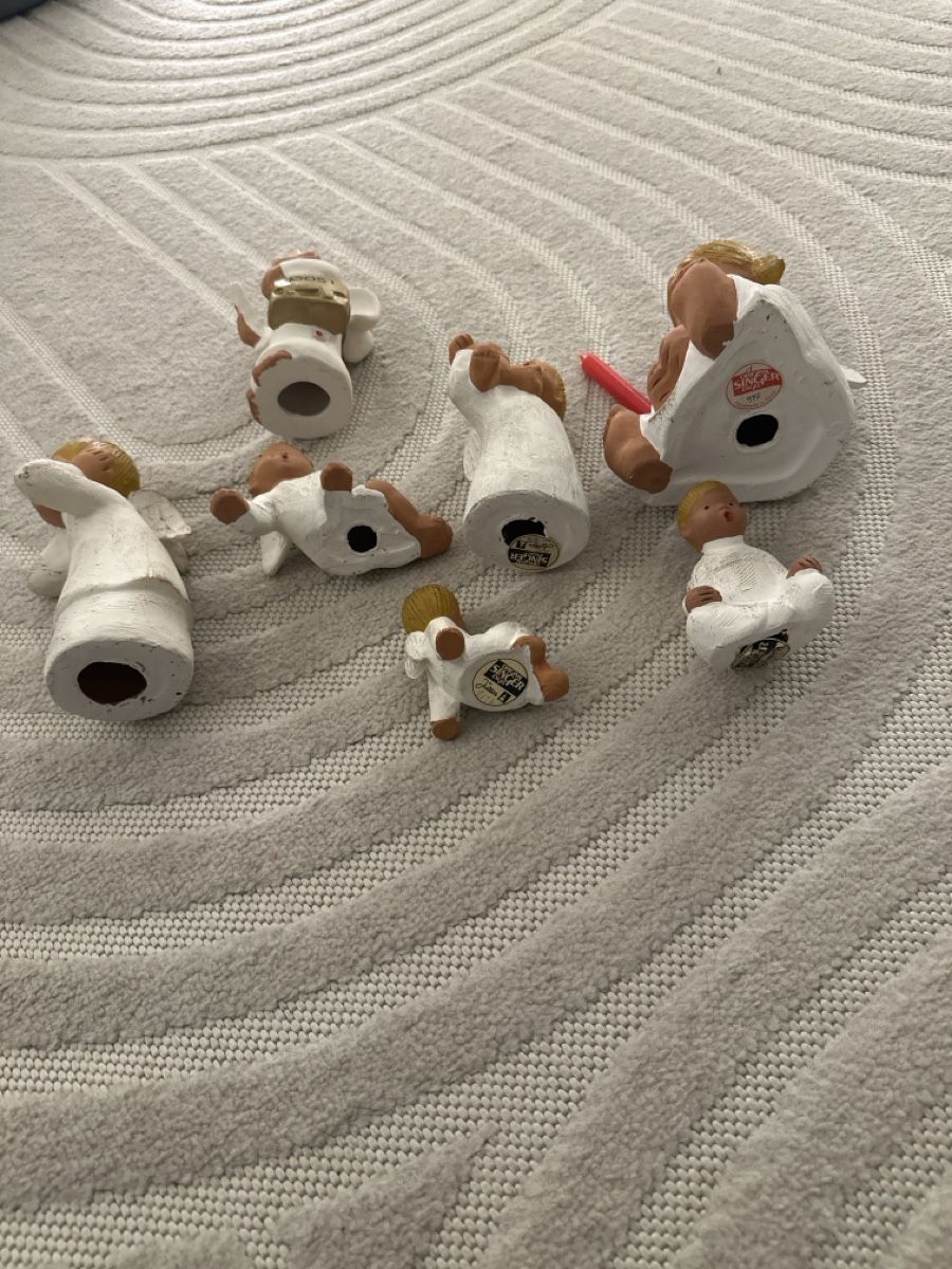 6 Original Singer Engel by Jullar und 1 weiterer Engel (Gebraucht) in ...