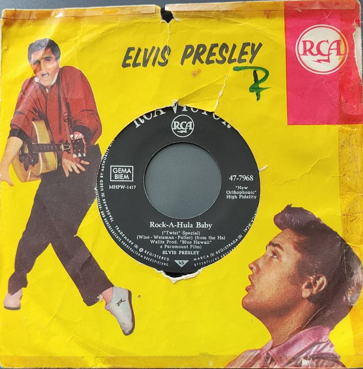 Vinyl-Single Elvis Presley - Rock-A-Hula Baby | Kaufen auf Ricardo