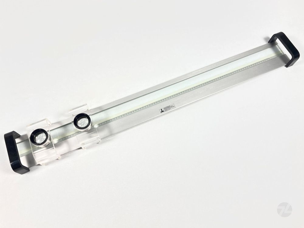 Hirlinger Präzisions-Glasmassstab 1/10mm 500mm mit 8x-Lupe (Gebraucht ...