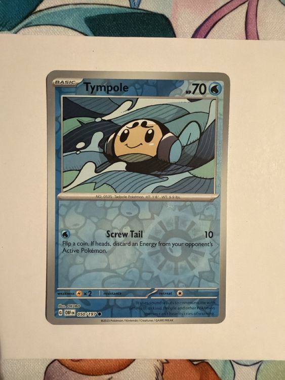 Tympole 050/197 - Obsidian Flames 🏴󠁧󠁢󠁥󠁮󠁧󠁿 (Neu (gemäss Beschreibung ...