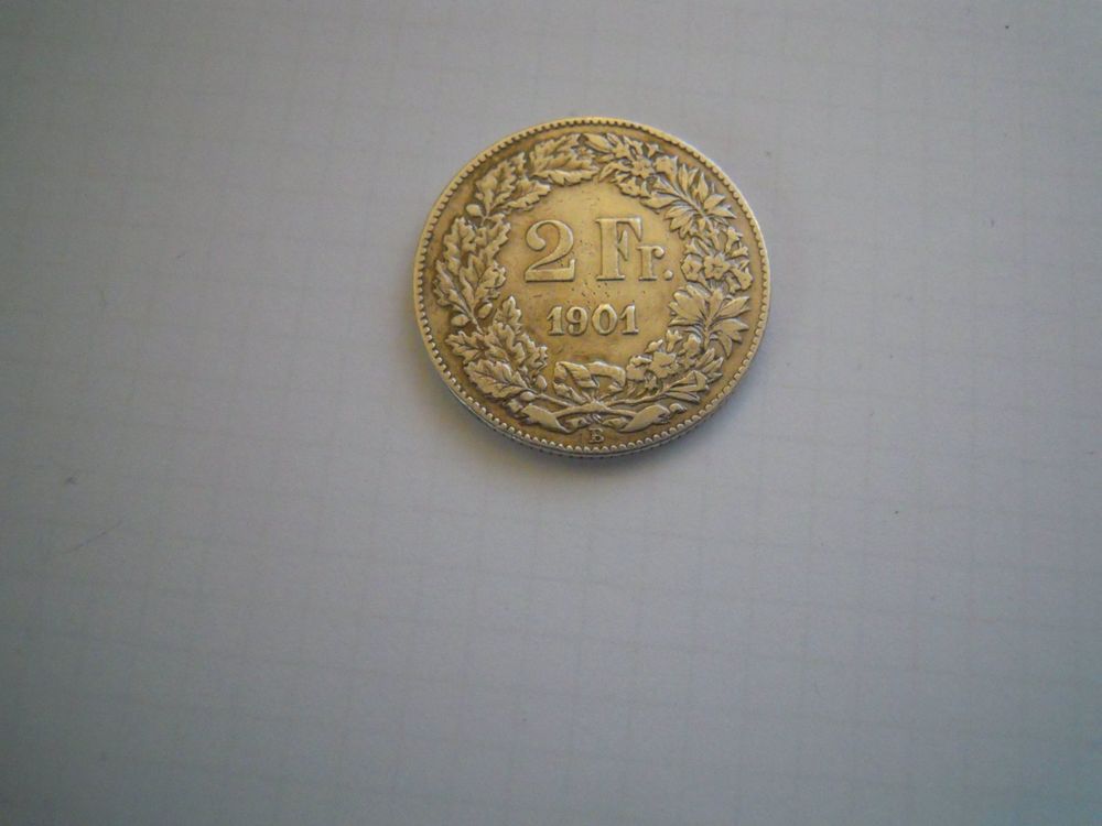 2 Fr. 1901 gute Erhaltung | Kaufen auf Ricardo
