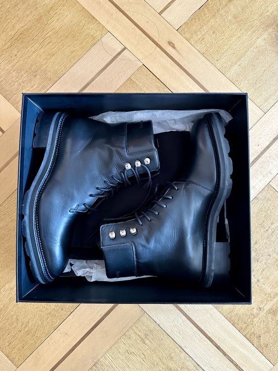 Boots Alexander Wang Andy cuir noir 41 (Neuf avec emballage d'origine ...