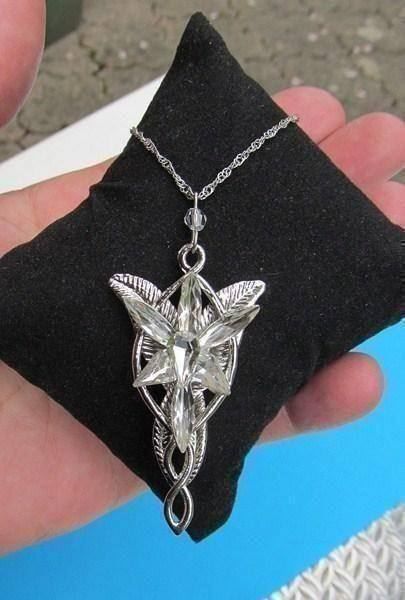NEUER Herr der Ringe Arvens Abendstern mit Kette (Neu und ...