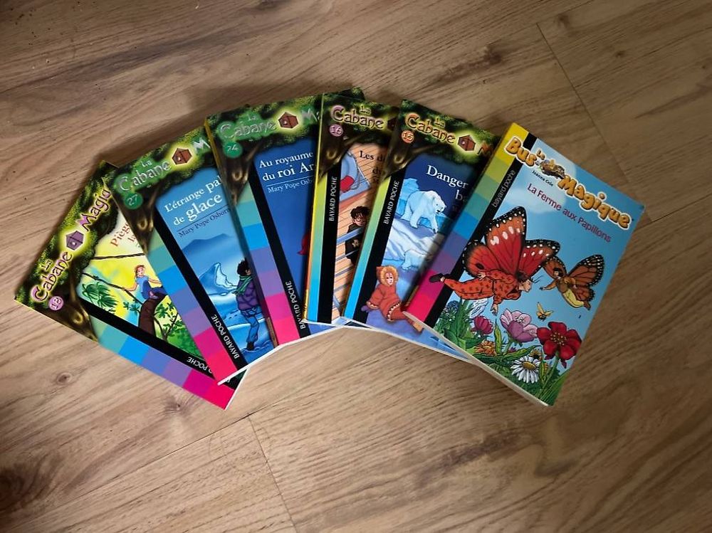 6 Livres la cabane magique et bus magique (D'occasion) à Bevaix pour ...