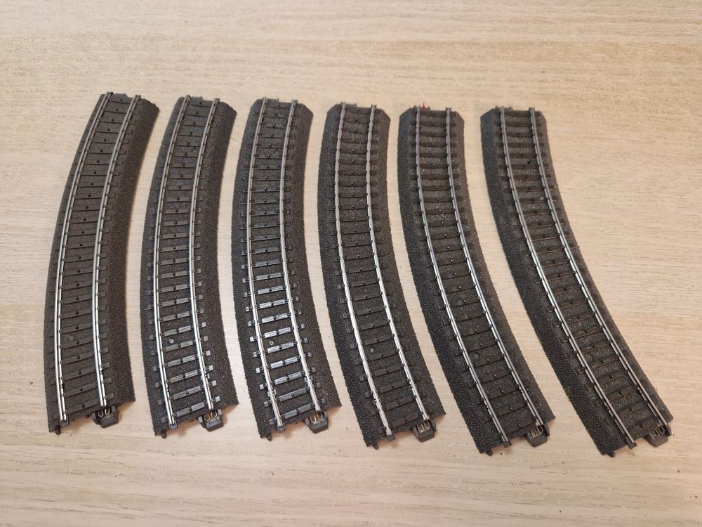 Märklin 6 x 24130 Gebogenes gleis C H0 | Kaufen auf Ricardo