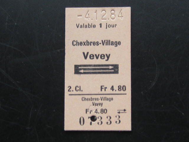 Billet CFF 07333 | Kaufen auf Ricardo