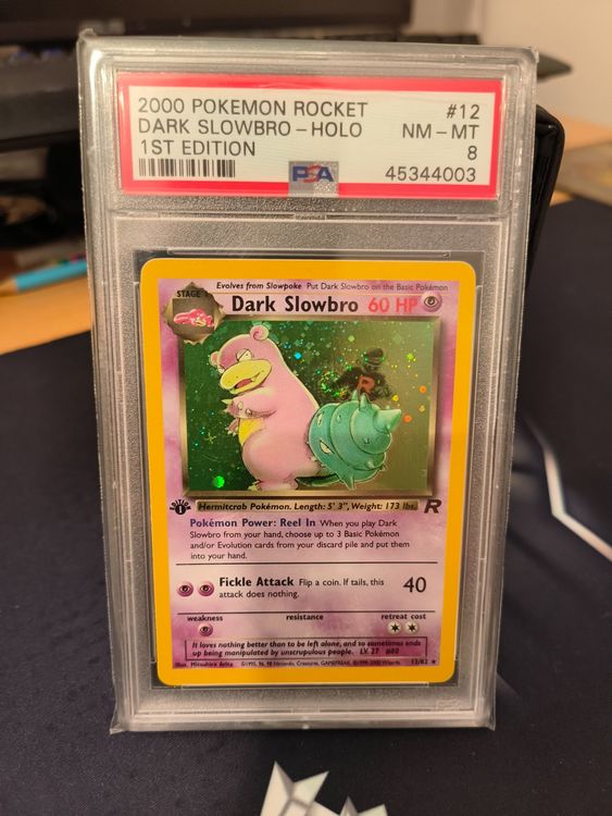 Dark Slowbro Holo 1st Ed. (PSA 8) - Pokémon Rocket | Kaufen auf Ricardo