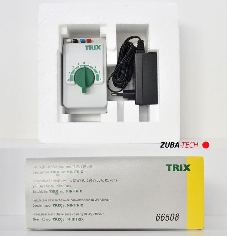 Trix 66508 Fahrregler mit Schaltnetzteil 18W/230 Volt OVP (Neu (gemäss ...