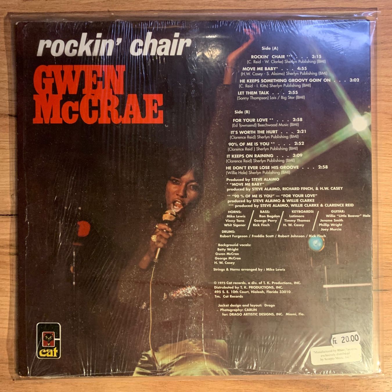 GWEN MCCRAE - ROCKIN' CHAIR...RE US...VG+/EX (D'occasion) à Gals pour ...
