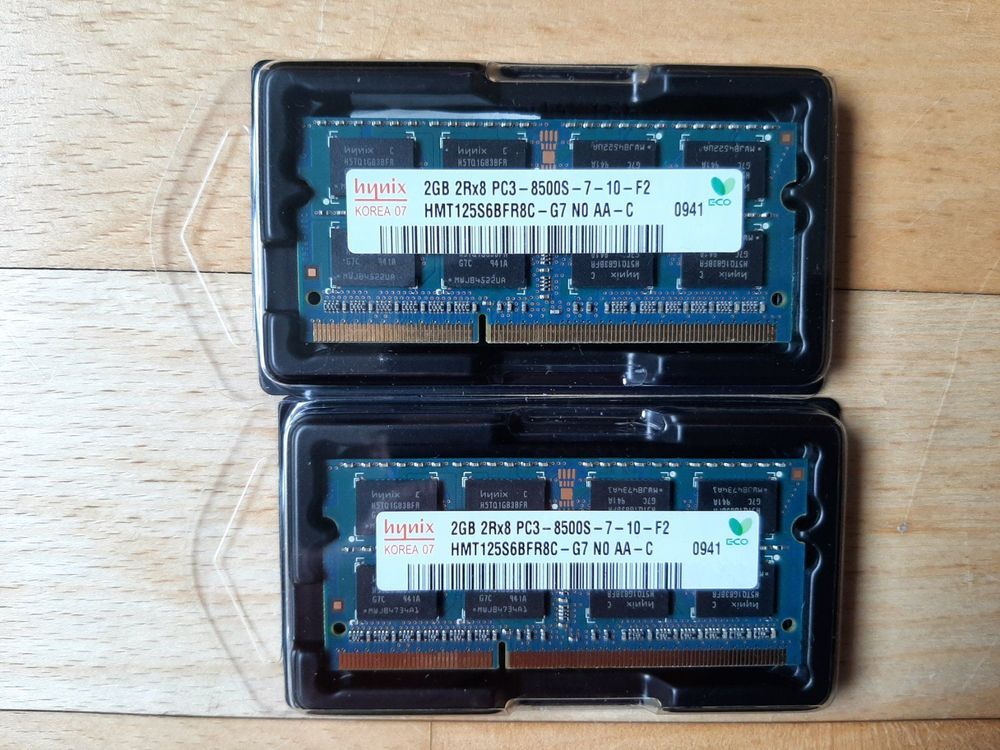 DDRAM 2x 2GB DDR3 1333MHz für Notebook (Gebraucht) in Büren an der Aare ...