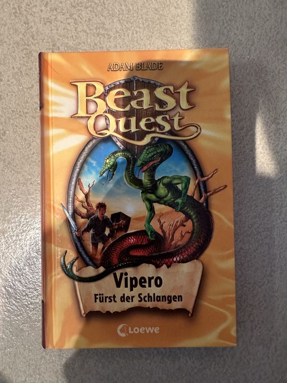 Beast Quest Vipero Schlangenfürst Kinderbuch Abenteuer Fanta (Gebraucht ...