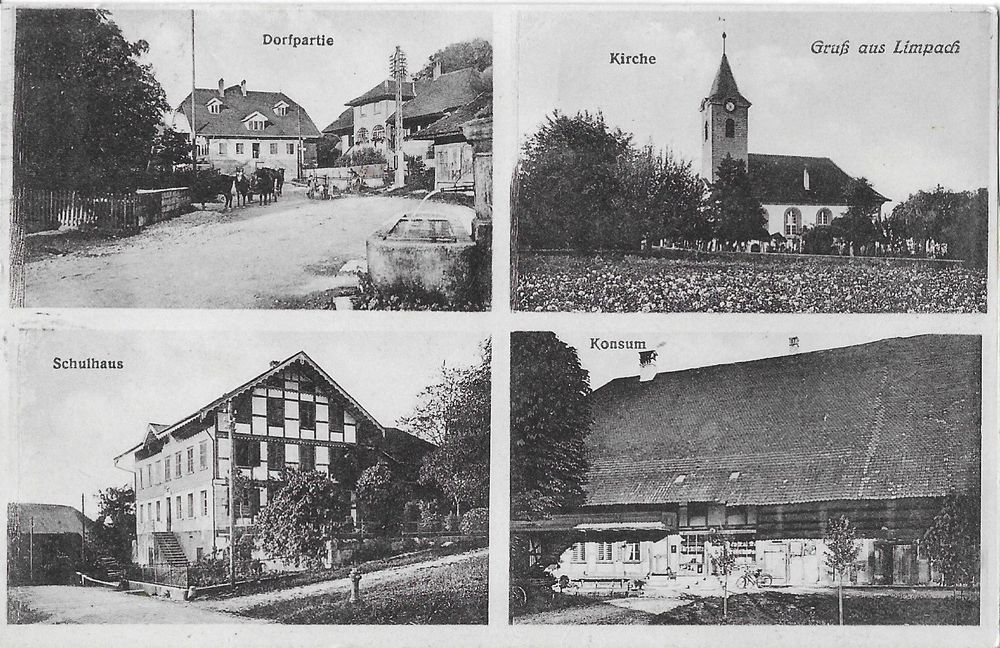 Karte Limpach 1928 | Kaufen auf Ricardo