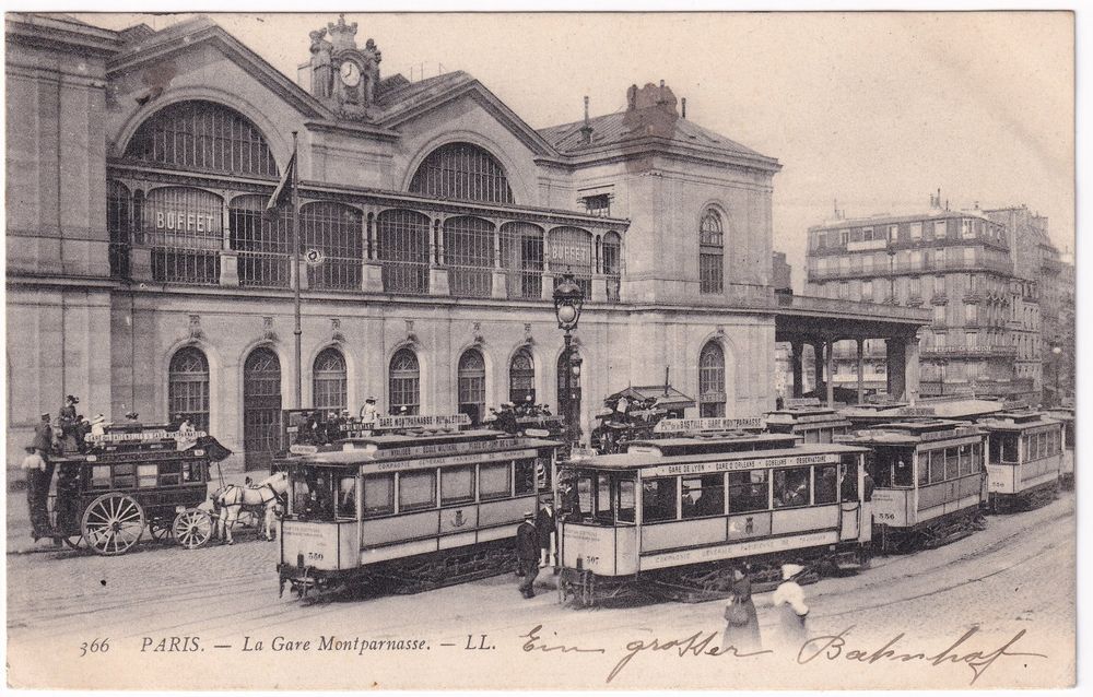 Paris, la gare Montparnasse. (Gebraucht) in Cormoret für CHF 12 – mit Lieferung auf Ricardo kaufen