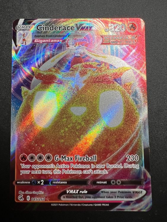Cinderace VMAX - Pokemon Fusion Strike EN (Gebraucht) in Niederbipp für ...