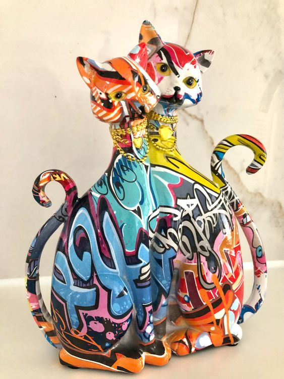 Grössere bunte Katze Statue neu (Neu und originalverpackt) in Bern für CHF 29 – mit Lieferung ...