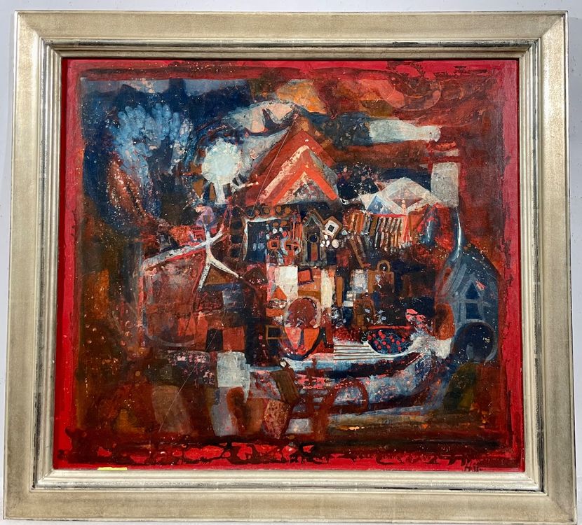 Hans Rudolf Strupler (1935-2015) grosses Gemälde | Acheter sur Ricardo