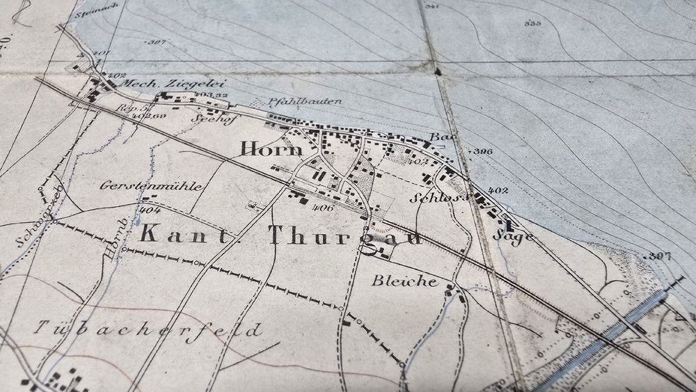 Alte topografische Karte der Schweiz, Rorschach 1:25000 (Gebraucht) in ...