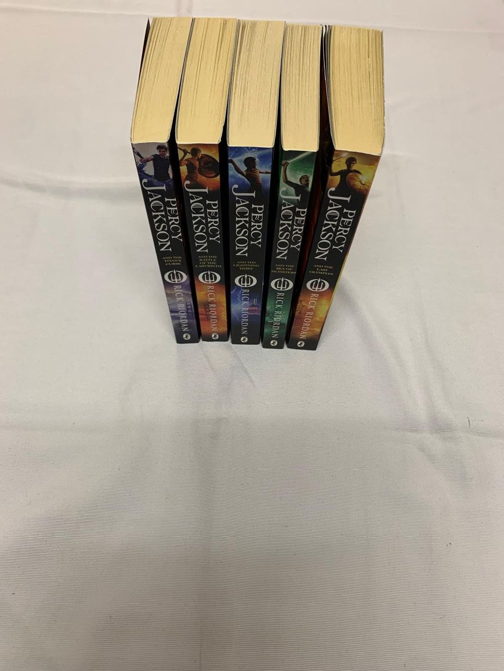 Percy Jackson Buchreihe 1-5 von Rick Riordan, Top Zustand! (Gebraucht ...