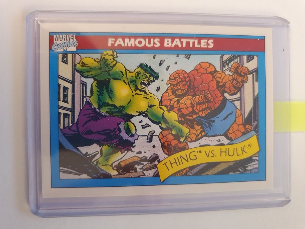 1990 Marvel Card 88: Thing vs Hulk (Gebraucht) in Oberdorf BL für CHF ...