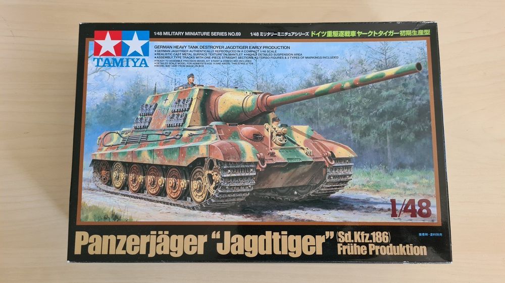 1:48 Jagdtiger early - Tamiya 32569 (Neu (gemäss Beschreibung)) in ...