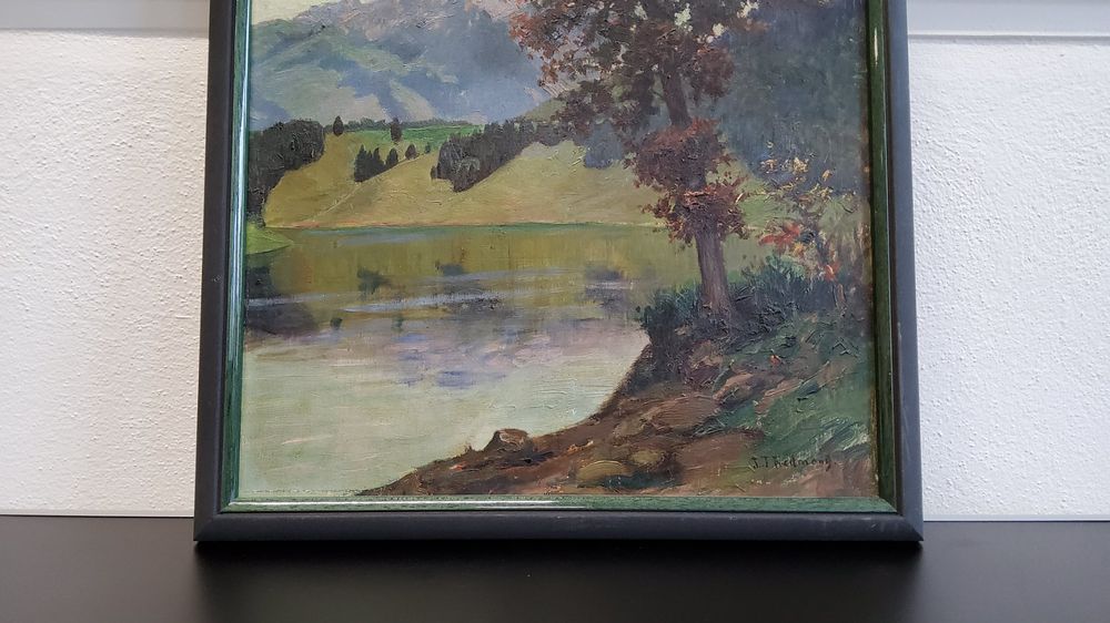 Ancienne peinture de John J.REDMOND (1856-1929) signée (Gebraucht) in Malleray für CHF 26 – mit ...
